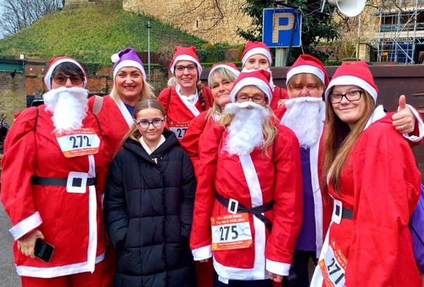 Carers First raise £1000 in the Lincoln Santa Fun Run | Carers First